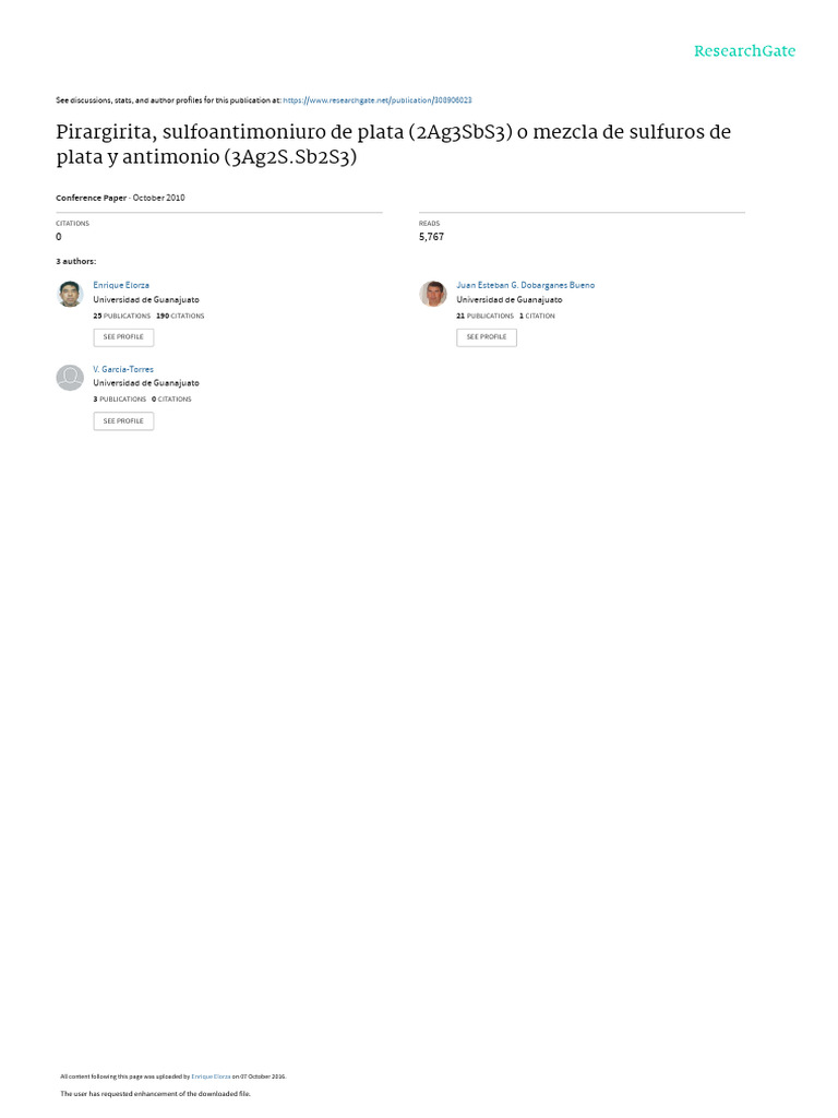 Pirargirita, Sulfoantimoniuro de Plata (2Ag3Sbs3) O Mezcla de Sulfuros ...