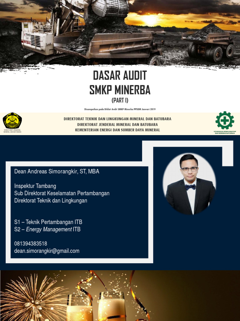 B. Diklat Audit SMKP Minerba - Dasar Audit (Part I) | PDF | Bisnis | Pengelolaan Keuangan & Uang
