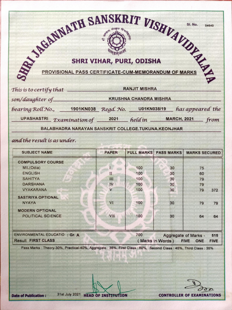 +2 Certificate | PDF