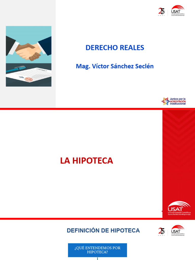 Plantillausat Derechos Reales Vsanchez III Unidad | PDF | Ley de hipotecas | Pagos