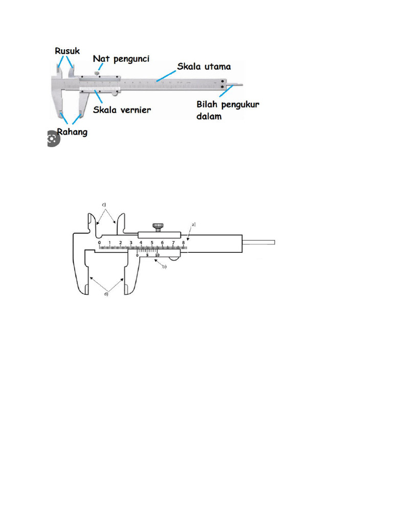 Angkup Vernier Berlabel | PDF