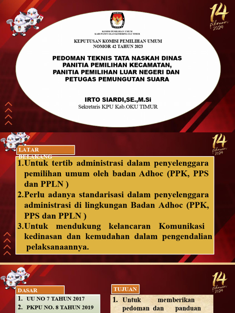 TATA NASKAH DINAS PPK PPS-1 | PDF