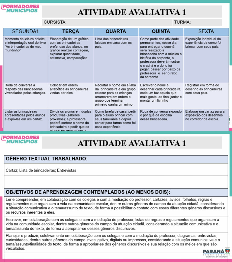 Atividade Selma | PDF