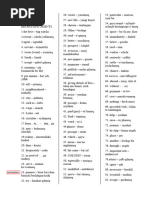 B1 Vocabulary List Final | PDF | Verb