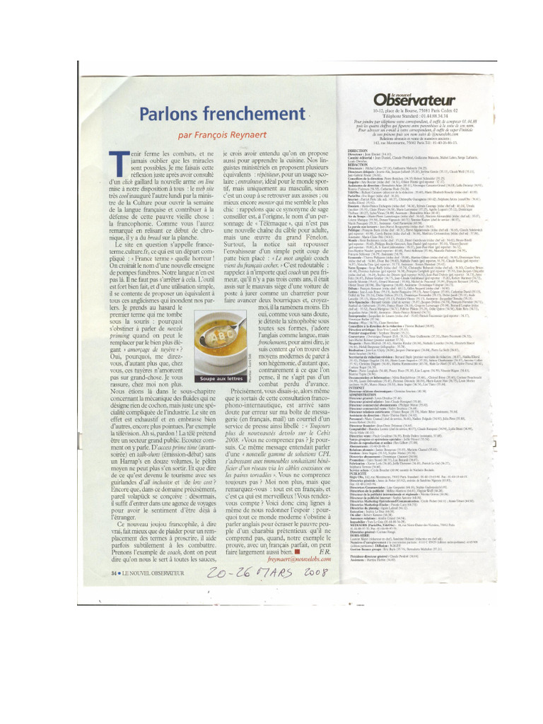 Parlons Frenchement | PDF