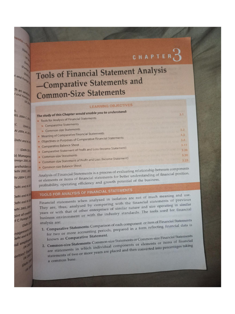 Ch-13 Tools for Financial Statement Analysis | PDF