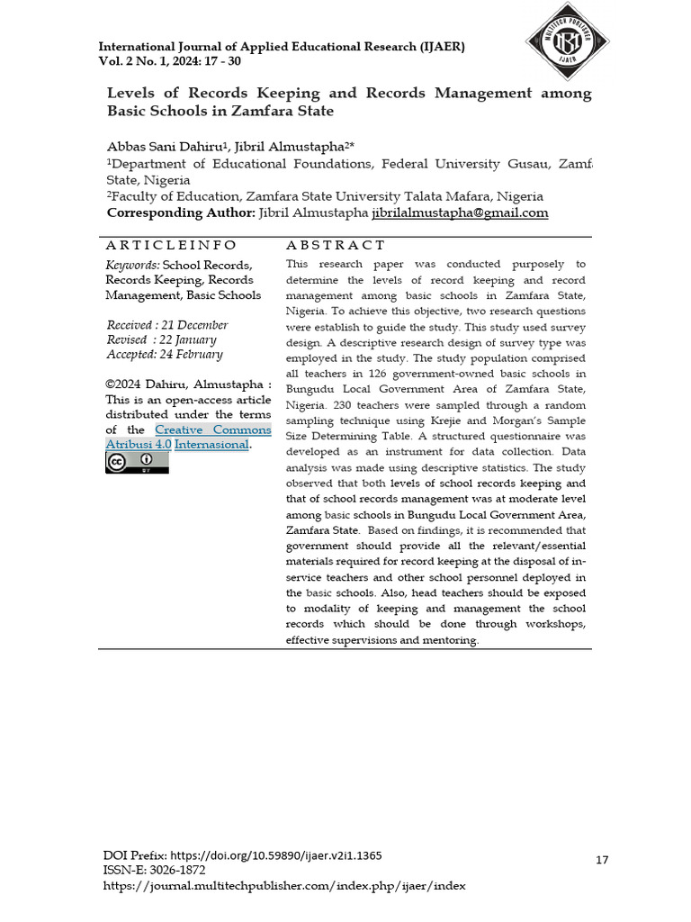 Ijaer 002 | Download Free PDF | Survey Methodology | Sampling (Statistics)