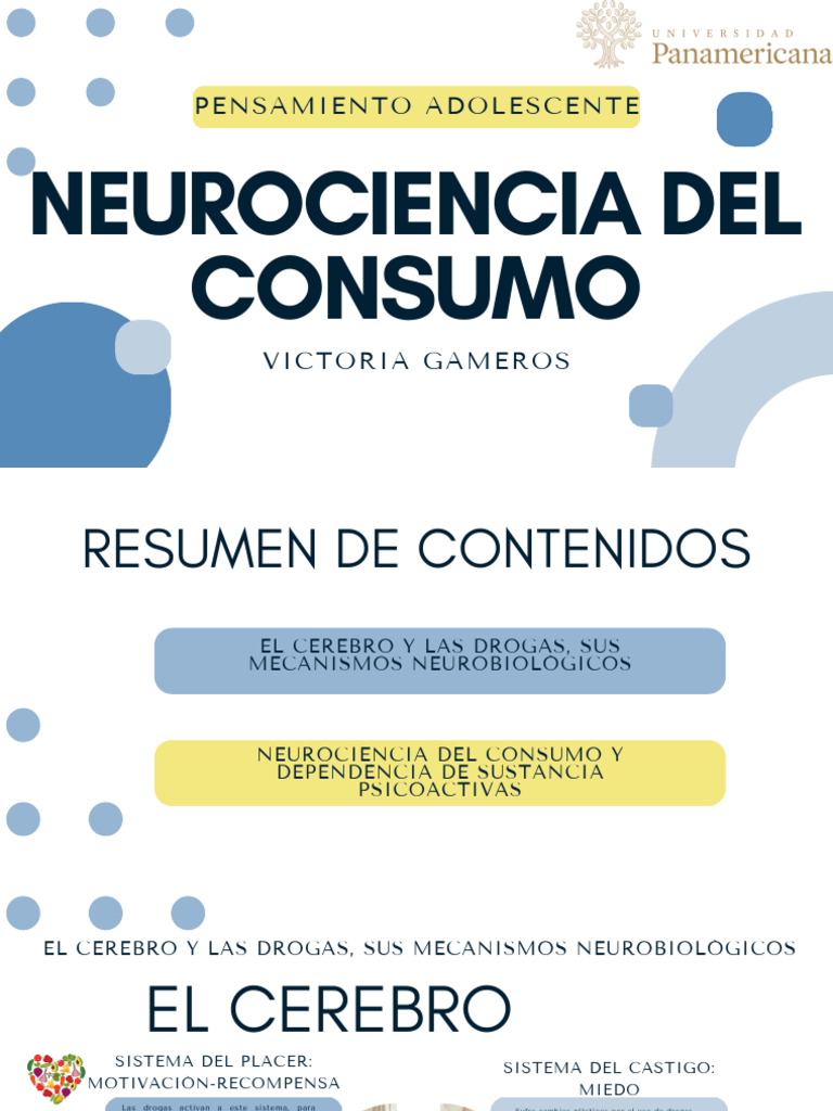 Neurociencia Del Consumo | PDF | Drogas | Dopamina