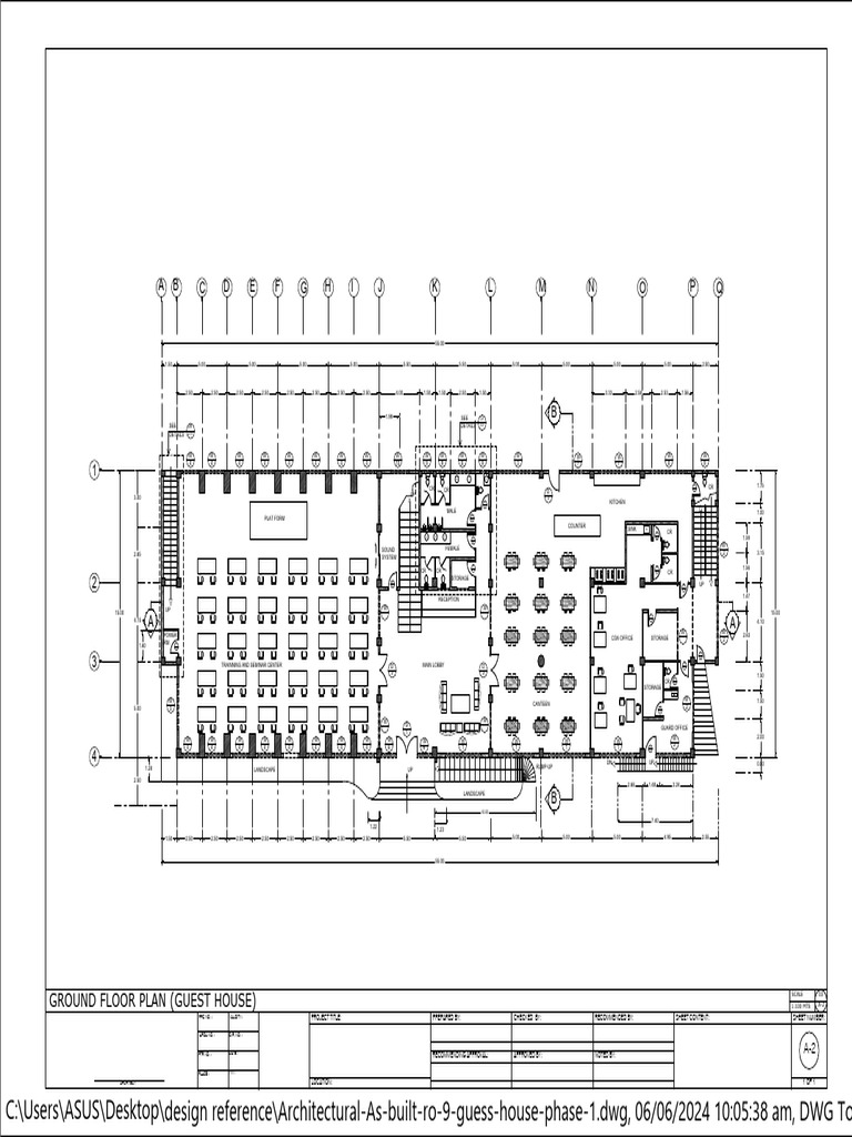 Training Center Ground Floor Plan | PDF