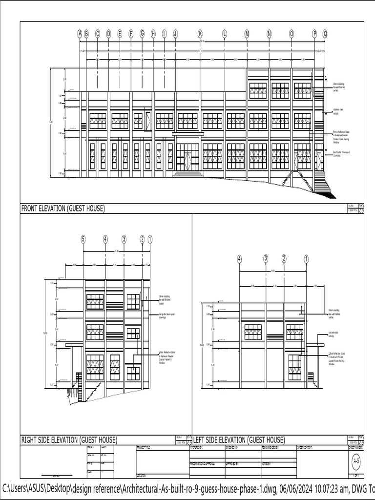 Training Center Front Elevation | PDF | Architectural Elements | Building Engineering