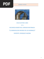 Secuencia Seres Vivos y Elementos Sin Vida Primer Grado 2024 | PDF ...