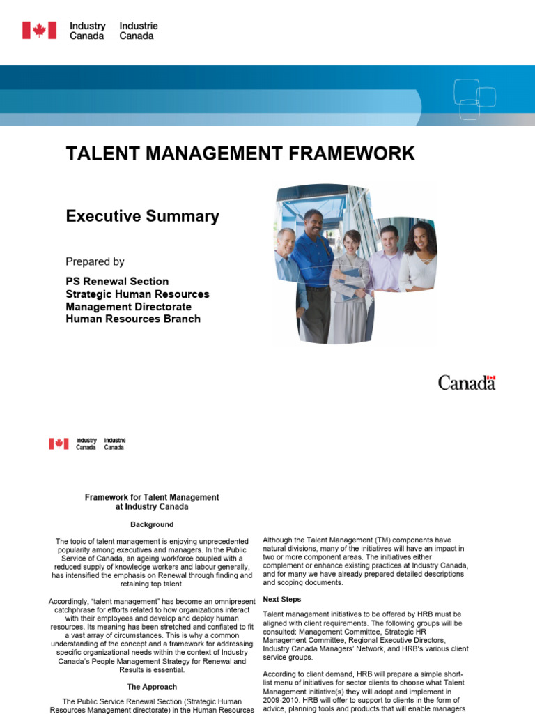Talent Management Framework | PDF | Talent Management | Mentorship