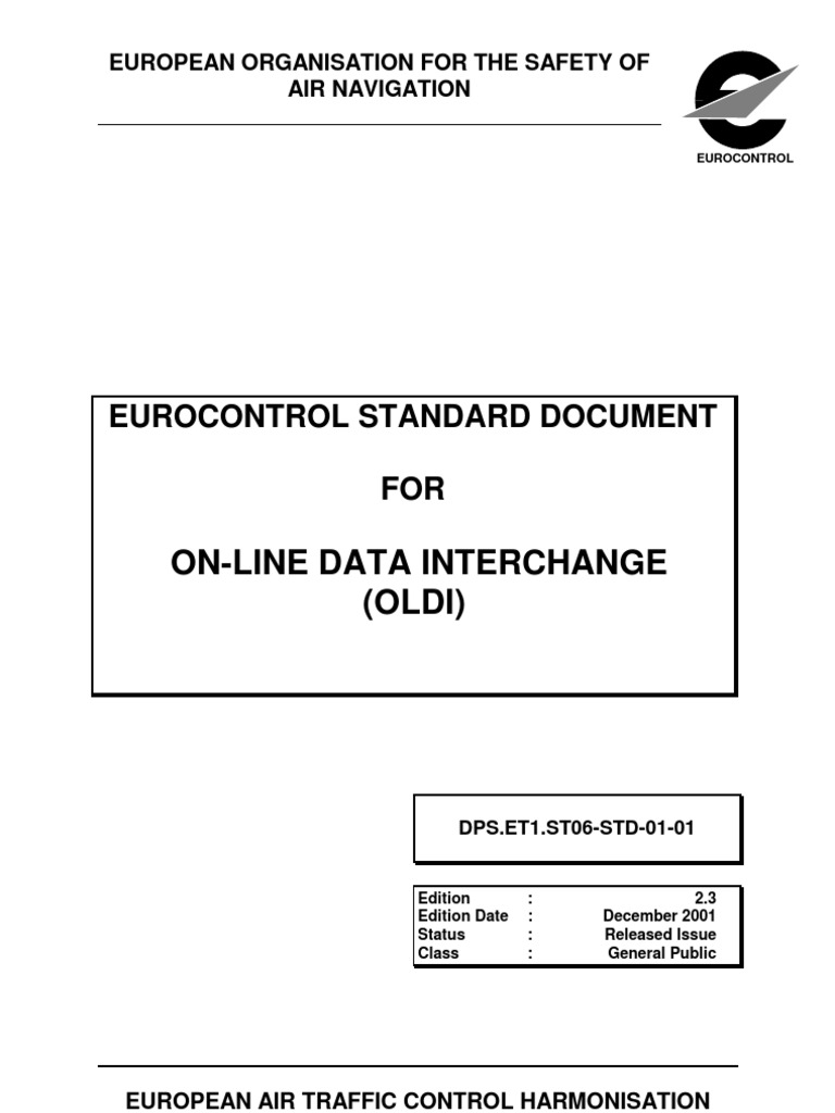 OLDI | PDF | Air Traffic Control | Aviation Safety