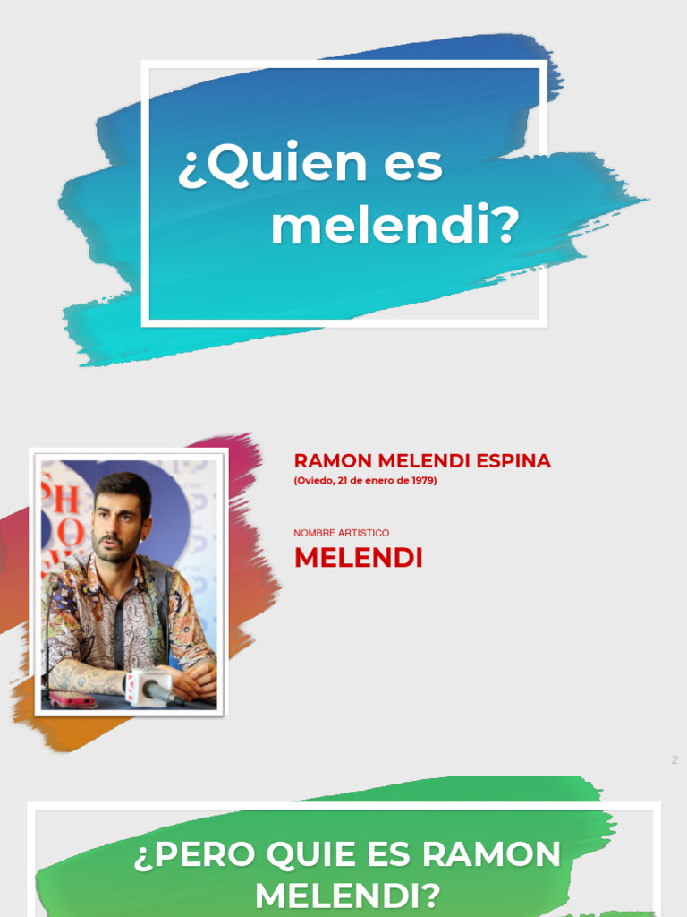 Biografía y estilo musical de Melendi | PDF