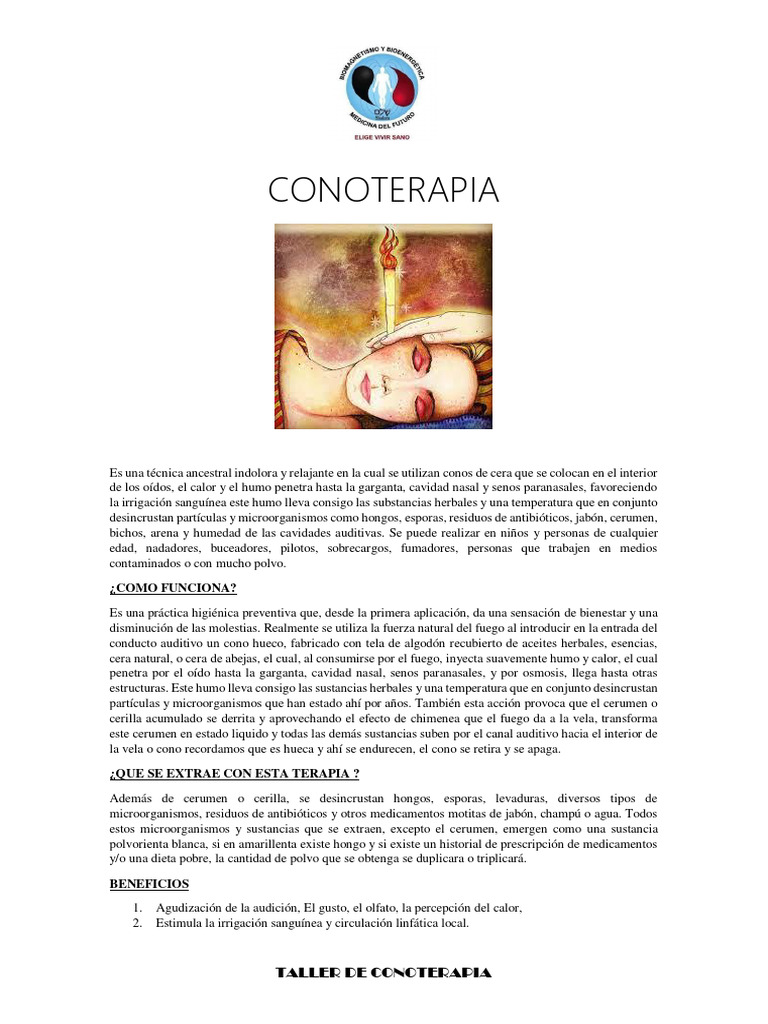 CONOTERAPIA | PDF | Oído | Escuchando