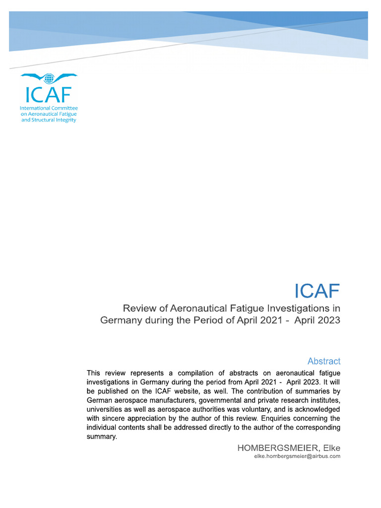 ICAF2023_National_Review_Germany | PDF