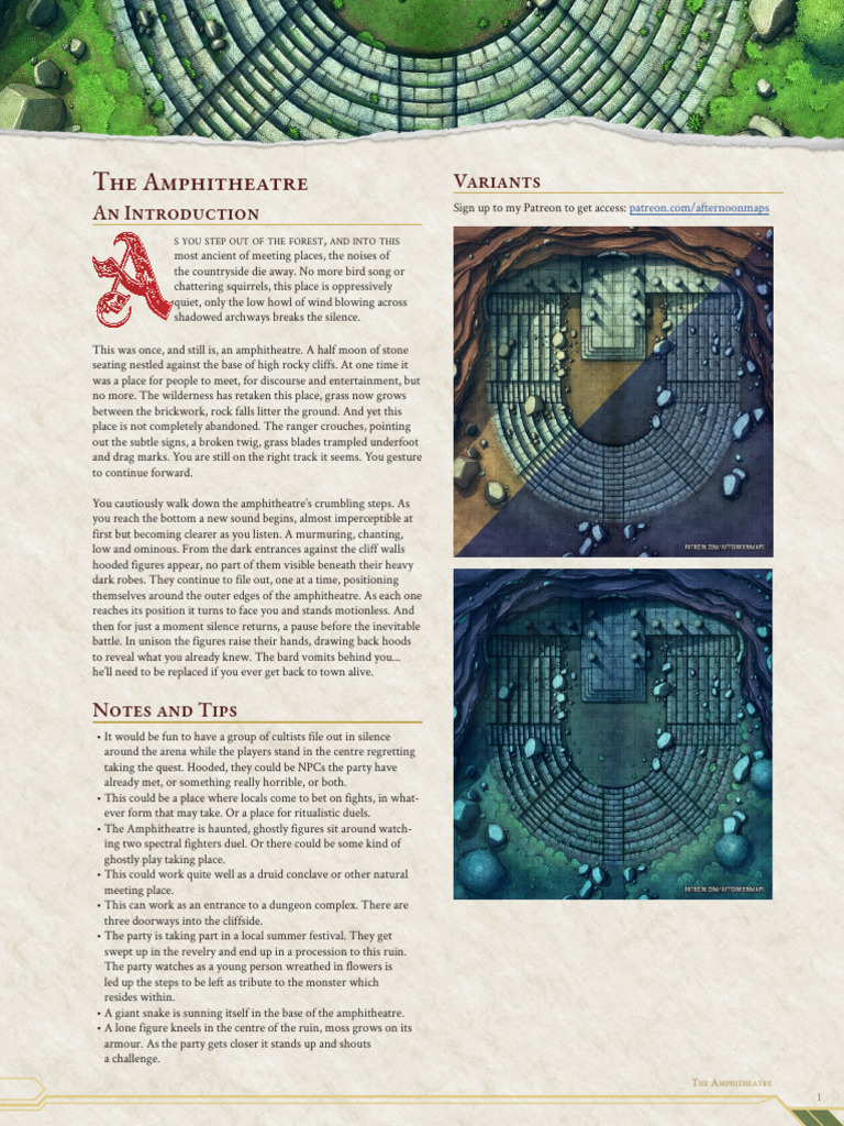 The Amphitheatre | PDF