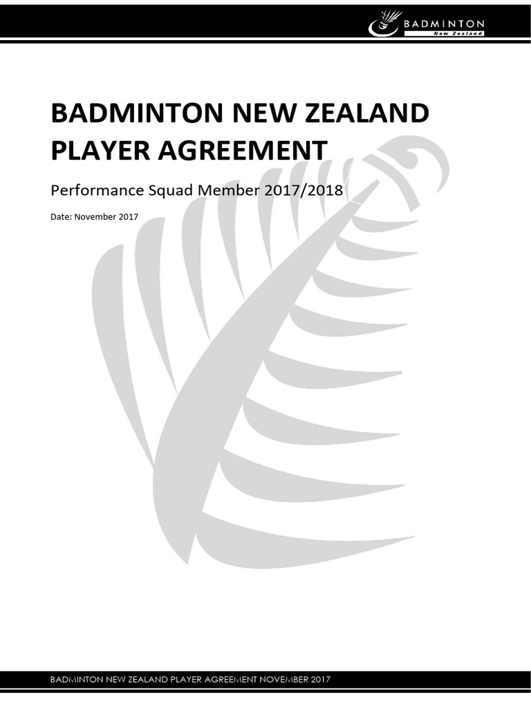 Player Agreement | Download Free PDF | Doping In Sport | Sports