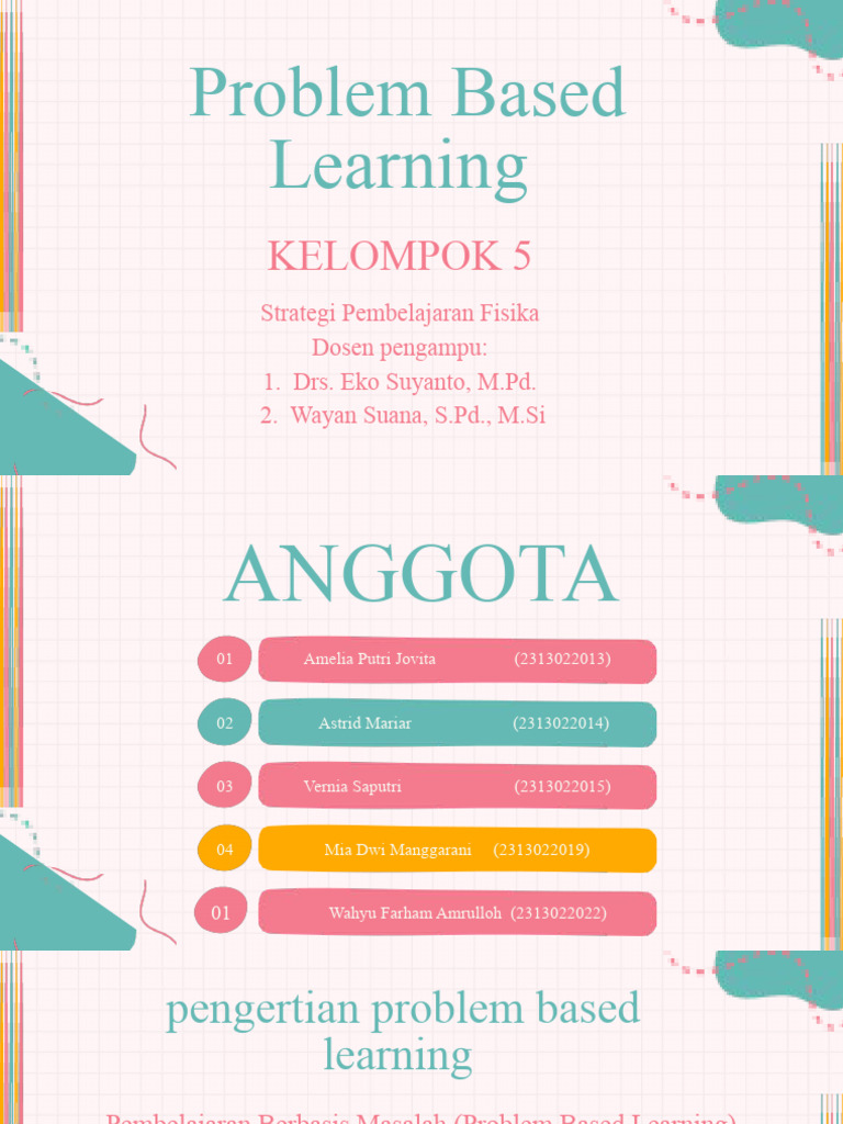 Kelompok 5 Problem Based Learning | PDF