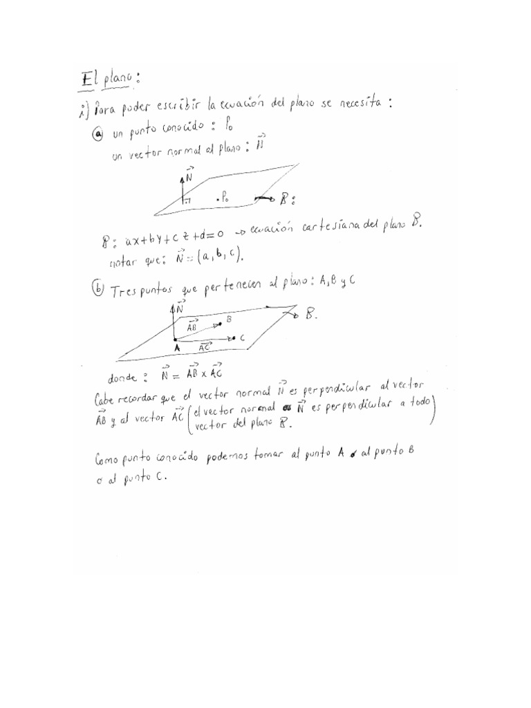 Ejercicio El Plano | PDF