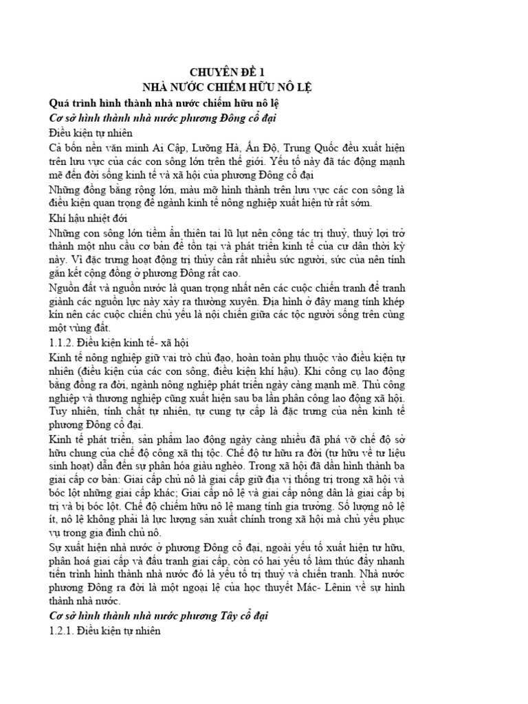 Ôn Tập LSNN | PDF