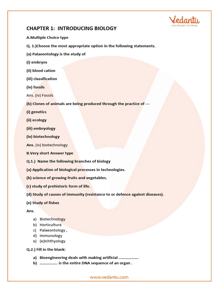 Selina Concise Biology Class 9 Pdf