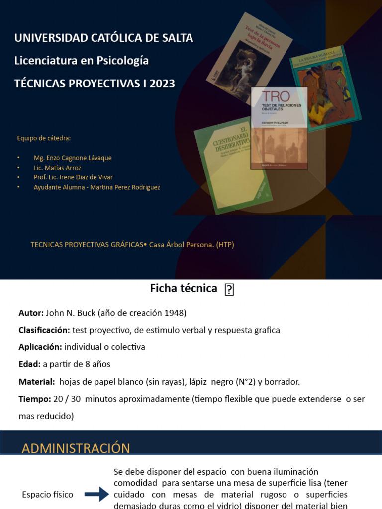 UNIDAD 2 Test Casa Ã Rbol Persona. (HTP) | PDF