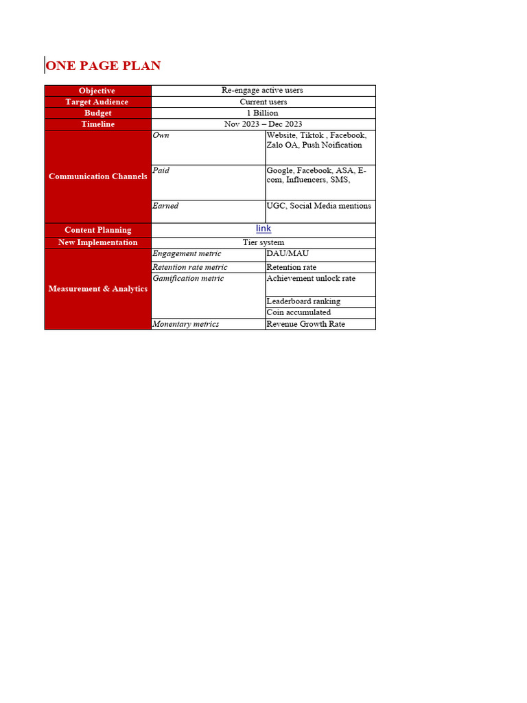 Gamify User Engagement Plan | PDF | Motivation | Motivational