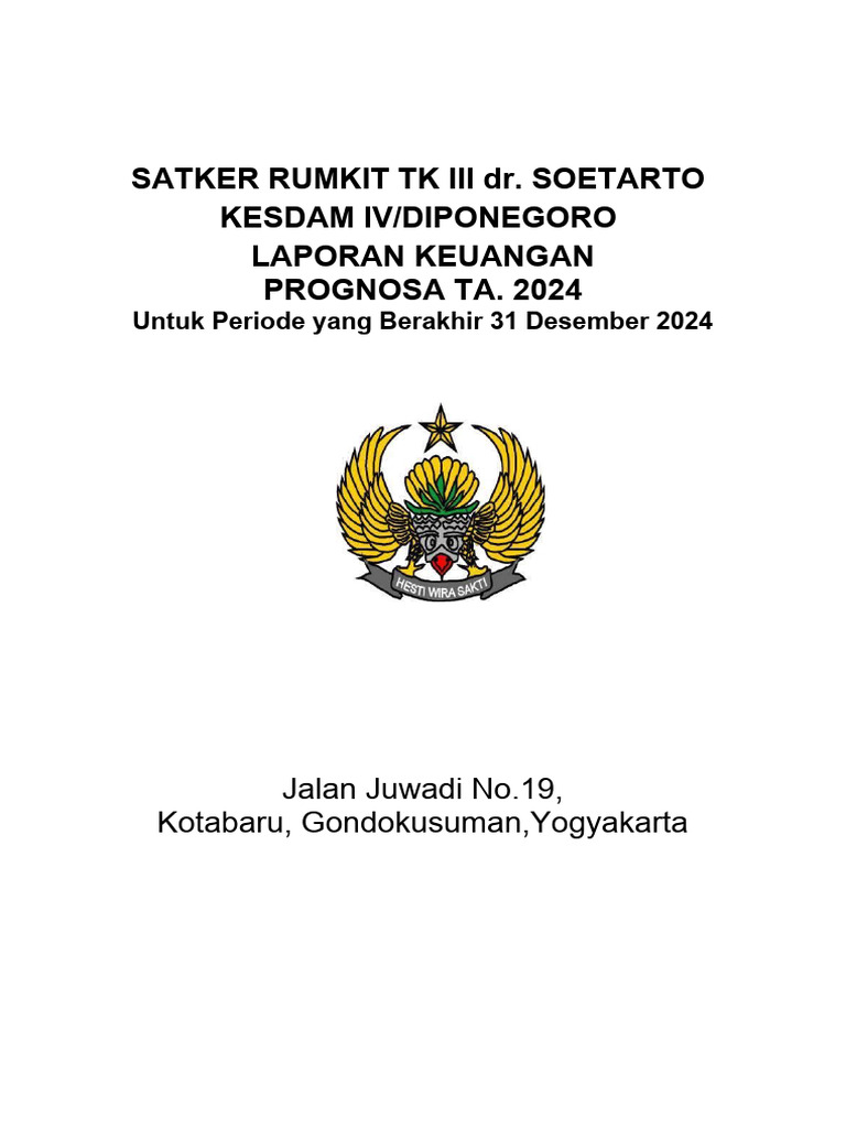 LAPORAN KEUANGAN Reviu TA 2024 TGL 14 Mei 2024 Perbaikan | PDF