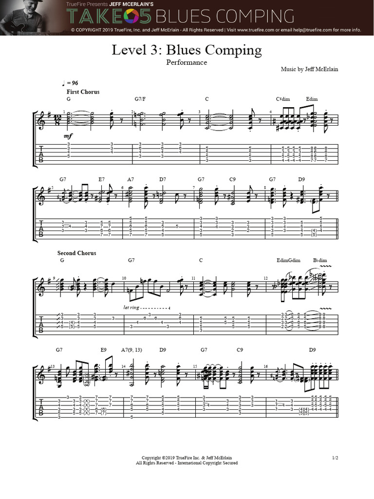 10 Level 3 Blues Comping - Breakdown | PDF | Intellectual Works | Freedom Of Expression Law