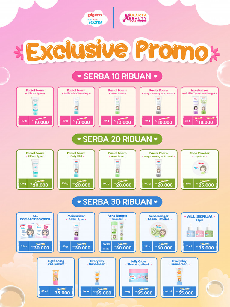 Pricelist JXB 2024 | PDF