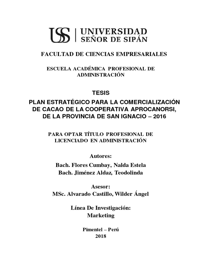 Flores Cumbay - Jiménez Aldaz | PDF | Chocolate | Mercado (economía)