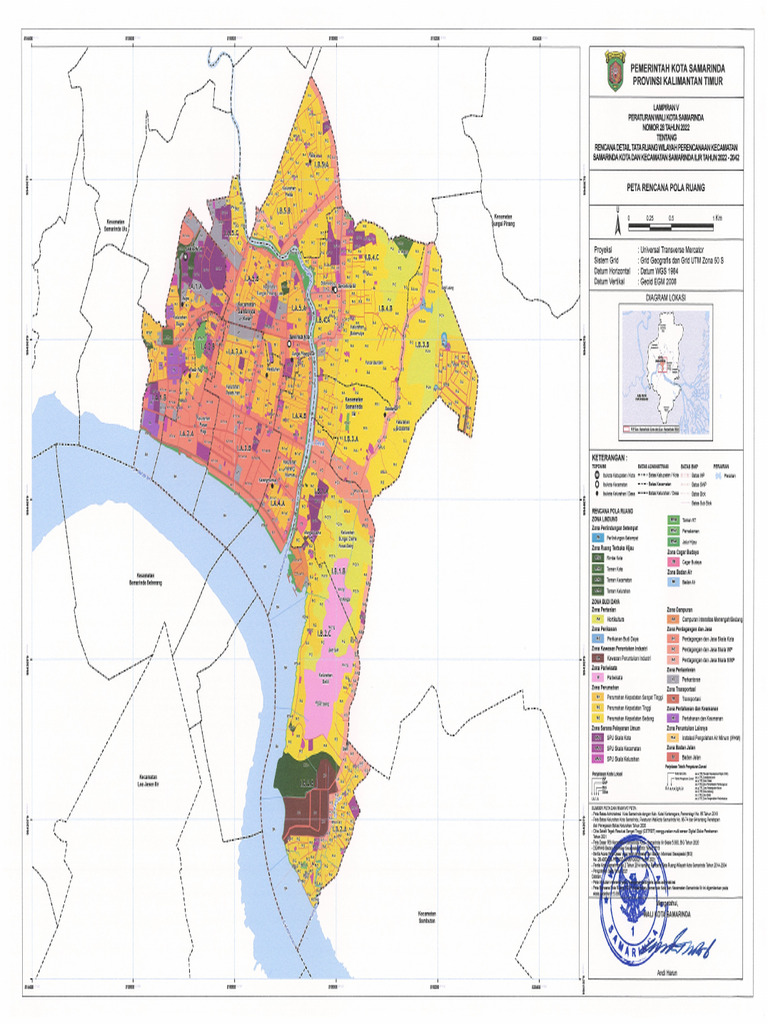 Lampiran V - Peta Rencana Pola Ruang | PDF