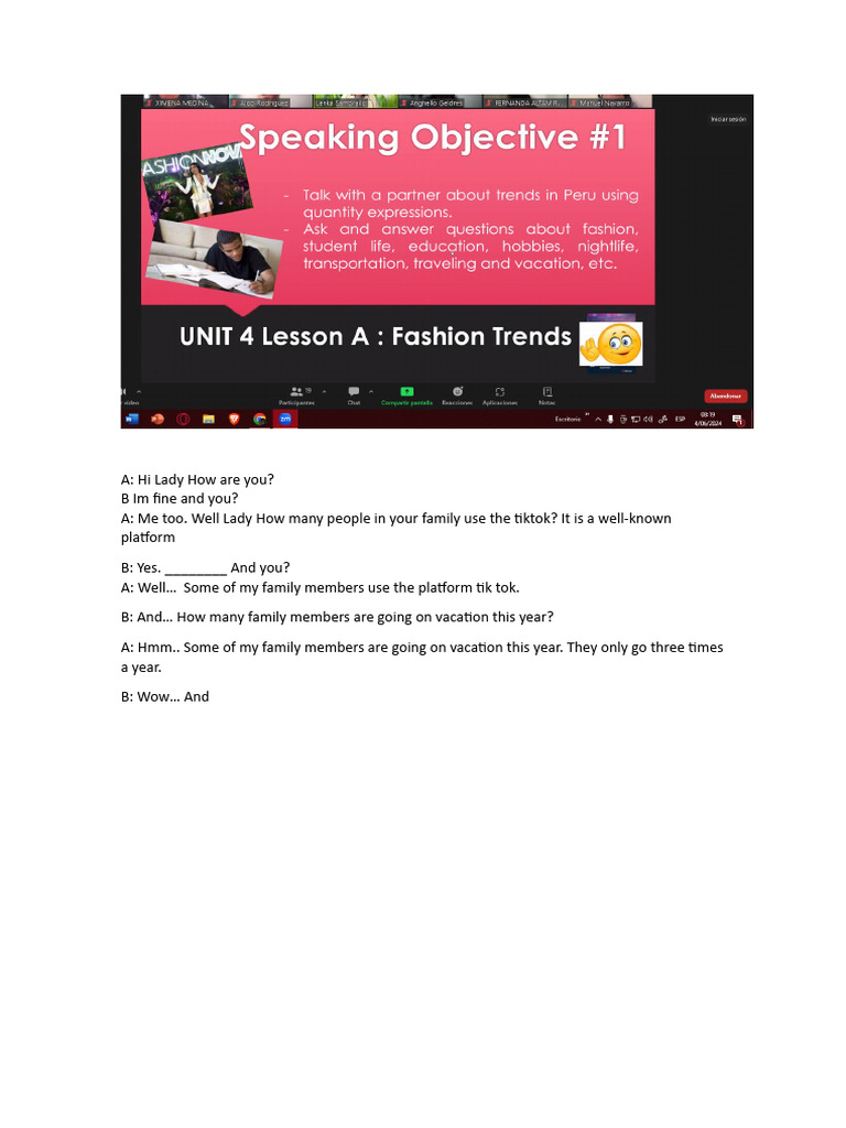 Speaking 1 Basic 10 | PDF