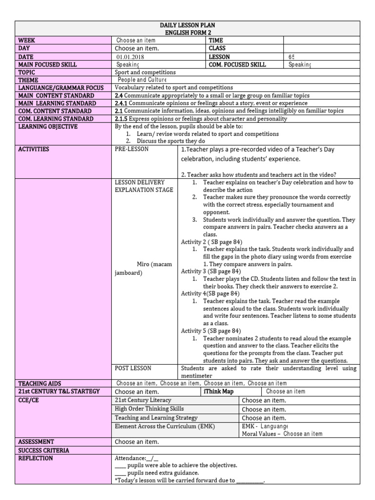 Unit 8 Good Luck, Bad Luck | PDF | Lesson Plan | Teachers
