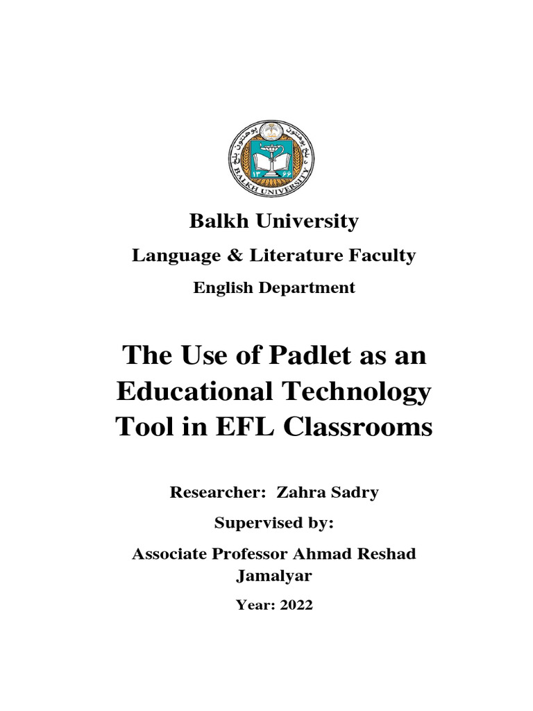 The Use of Padlet as an Educational Technology | Download Free PDF | Educational Technology ...