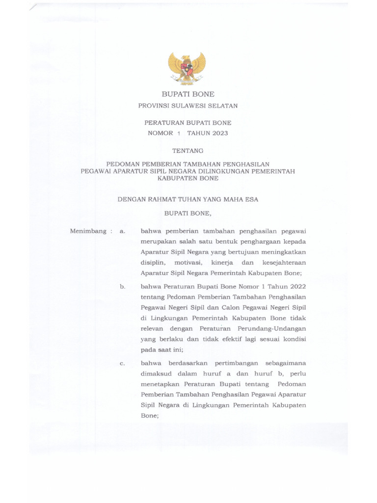 Perbup TPP 2023 Fix | PDF