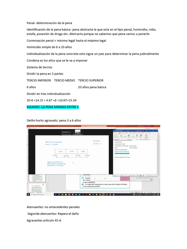 Guía de Determinación de Penas Penales | PDF | Robo | Castigos