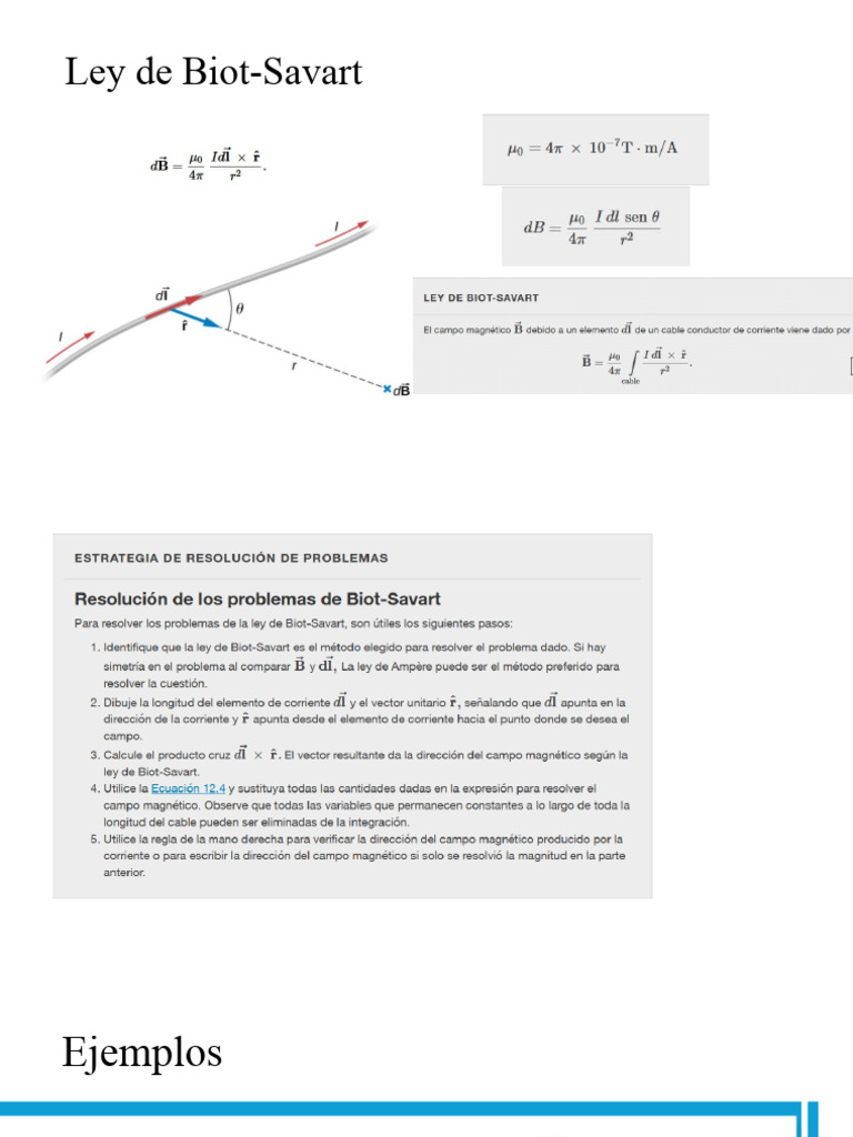 Ley Biot-savart | PDF | Campo magnético | Física Aplicada e ...