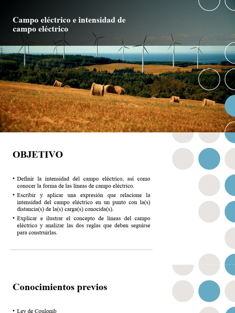 Campo Eléctrico e Intensidad de Campo Eléctrico | PDF | Campo (física ...
