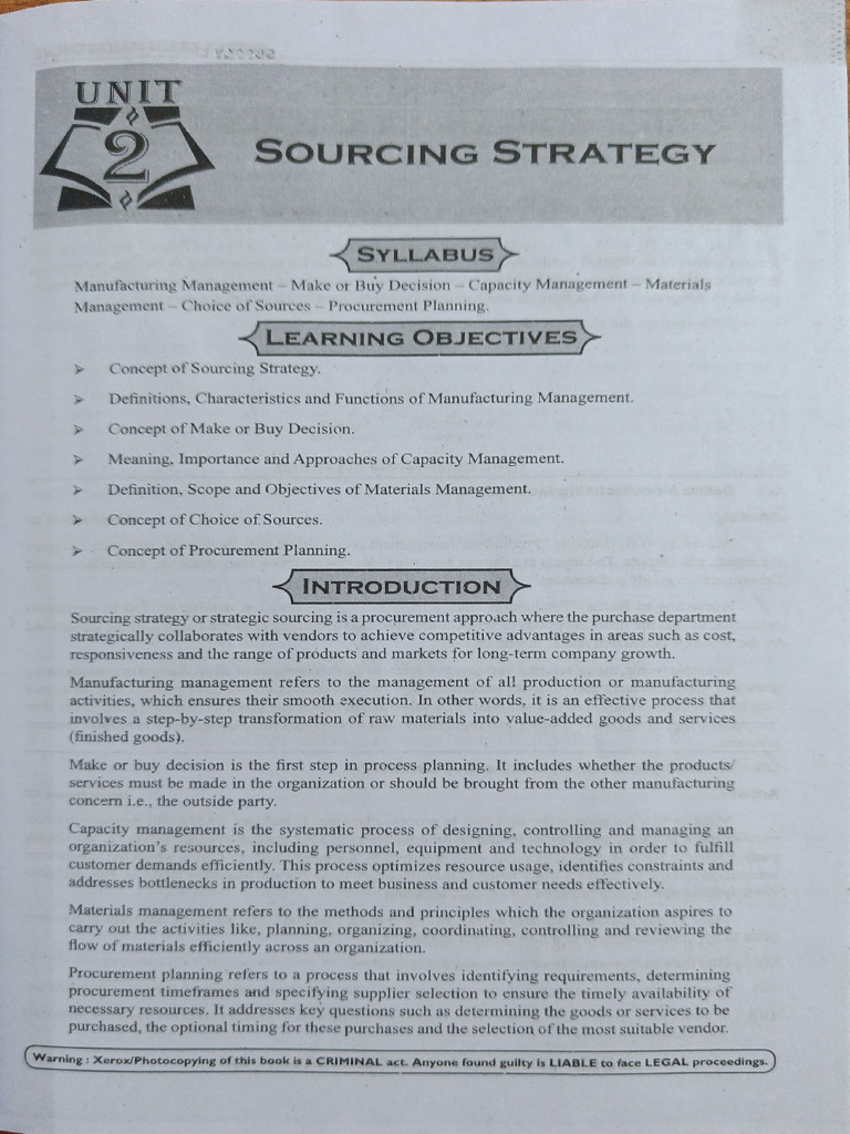 SCM Sia Unit 2 | PDF