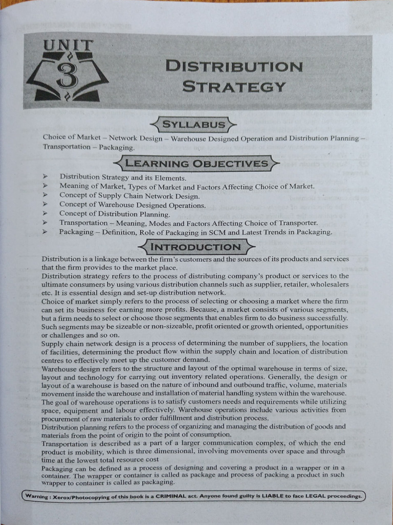 scm sia 3 unit | PDF