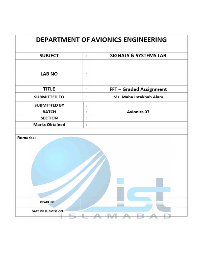 14 - FFT Assignment | PDF | Fast Fourier Transform | Fourier Transform