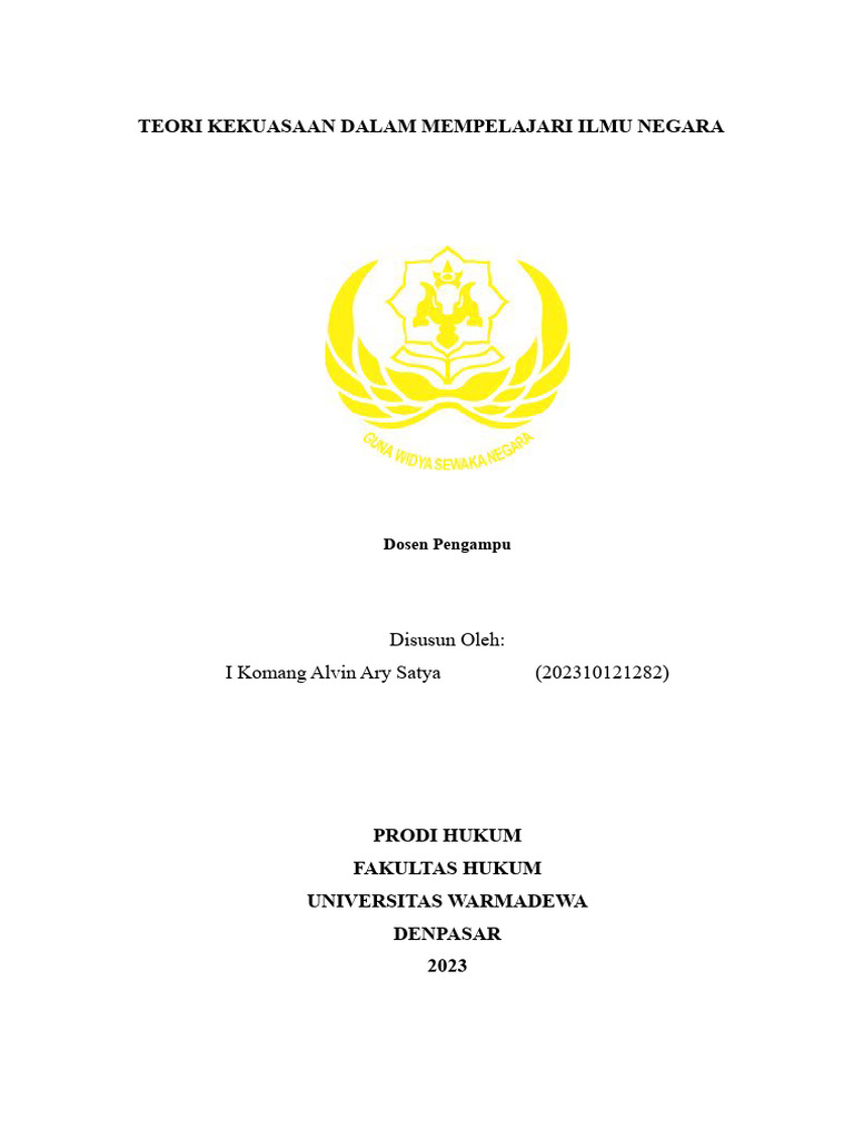 Paper Hukum | PDF | Ilmu Sosial