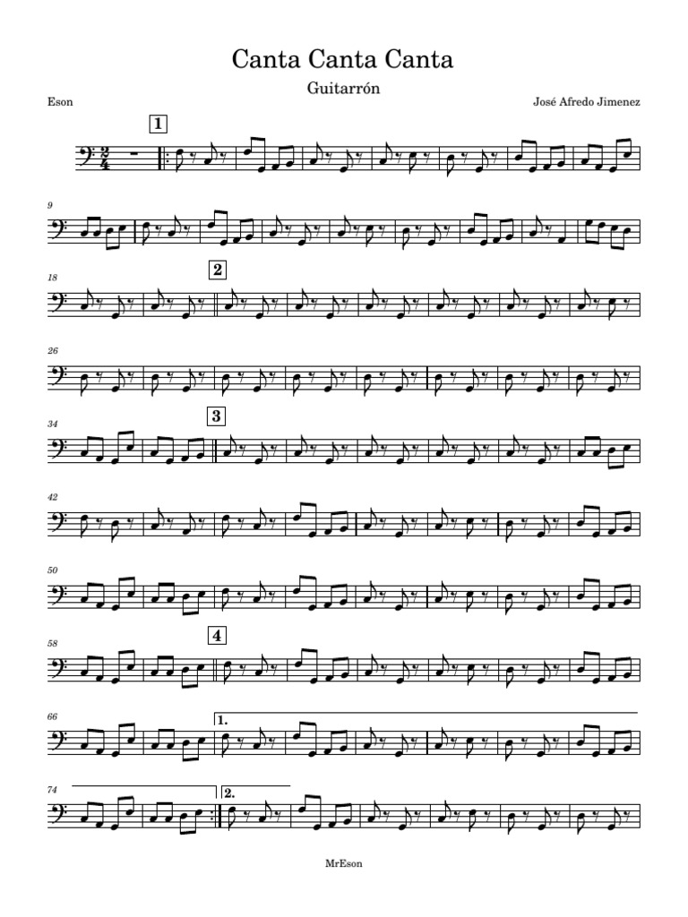 Canta Canta Canta | PDF