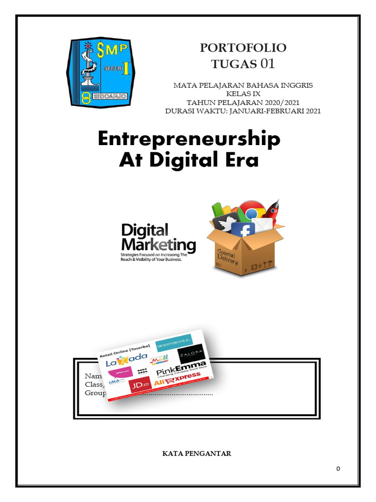 Contoh Draf Portofolio Siswa Tugas 01 | PDF | Marketing | Cooking