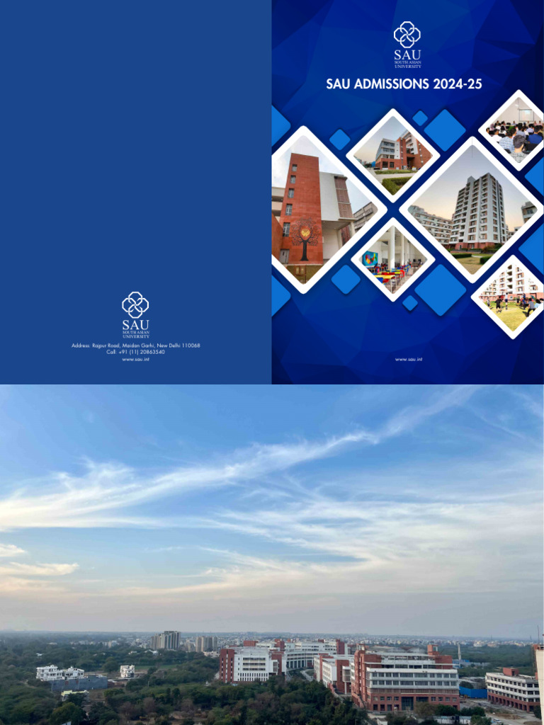 SAU Admission Brochure | PDF | University And College Admission ...