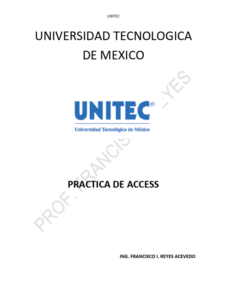 Practica de Access10 | PDF | Ventana (informática) | Software