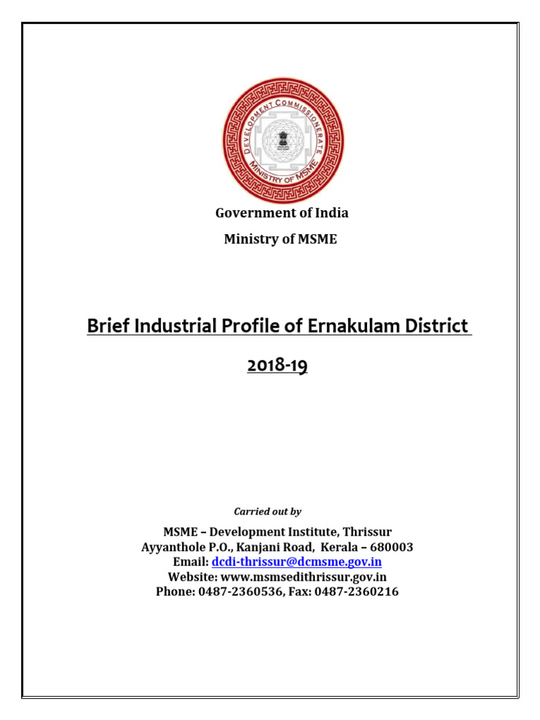 Ernakulam 2018-19 | PDF