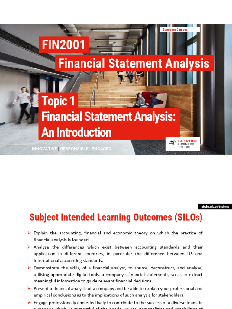 Topic 1 - Financial Statement Analysis An Introduction - 2024 | PDF | Financial Statement ...